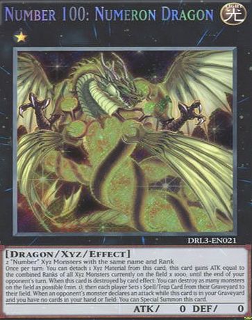 Deckboosters YuGiOh : DRL3-EN021 1st Ed Number 100: Numeron Dragon Secret Rare Card - ( Yu-Gi-Oh ...